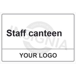 Buy Staff Canteen Sign | Insignia Signs Ireland