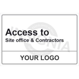 Buy Access To Site Offices & Contractors Sign | Insignia Signs Ireland