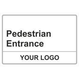 Buy Pedestrian Entrance Sign | Insignia Signs Ireland