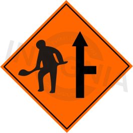 Buy Site Access On Right Ahead Reflective Sign | Insignia Signs Ireland