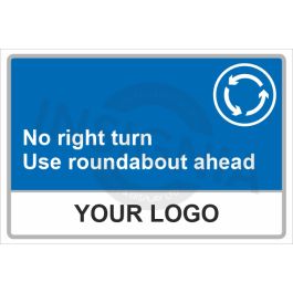 Buy No Right Turn Sign | Insignia Signs Ireland