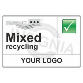 Buy Mixed Recycling Sign | Insignia Signs Ireland