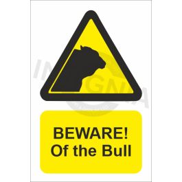 Buy Beware of the Bull | Insignia Signs Ireland