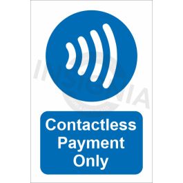 Buy Contactless Payment Only | Insignia Signs Ireland