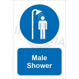 Buy Male Shower | Insignia Signs Ireland