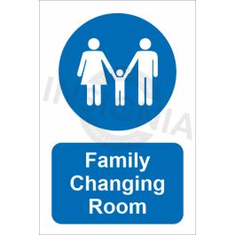 Buy Family Changing Room | Insignia Signs Ireland