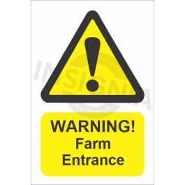 Buy Warning Farm Entrance | Insignia Signs Ireland