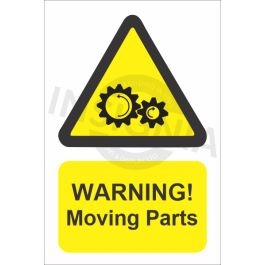 Buy Warning Moving Parts | Insignia Signs Ireland
