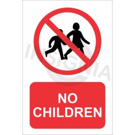 Buy No Children | Insignia Signs Ireland