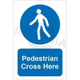Buy Pedestrian Cross Here | Insignia Signs Ireland