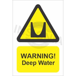 Buy Warning Deep Water | Insignia Signs Ireland