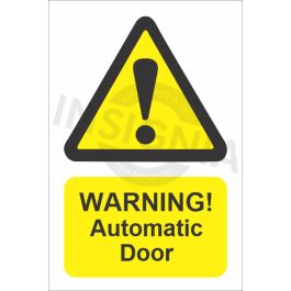 Buy Warning Automatic Door | Insignia Signs Ireland