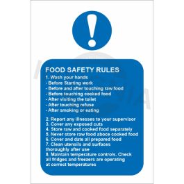 Buy Food Safety Rules | Insignia Signs Ireland
