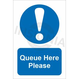 Buy Queue Here Please | Insignia Signs Ireland