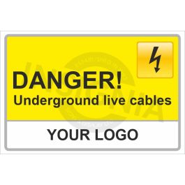 Buy Danger Underground Live Cables Sign | Insignia Signs Ireland