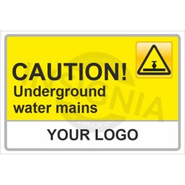 Buy Underground Water Mains Sign | Insignia Signs Ireland