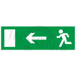 Buy Exit Left Sign | Insignia Signs Ireland