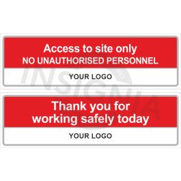 Buy Pair of Front and Reverse Header Boards Gantries | Insignia Signs ...