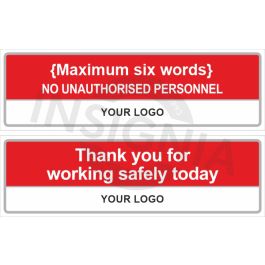 Buy Pair of Front and Reverse Header Boards Gantries Custom | Insignia ...