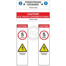 Buy Mobile Pedestrian Crossing Kit Sign | Insignia Signs Ireland