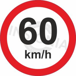 Buy Speed Limit 60km Reflective Sign | Insignia Signs Ireland